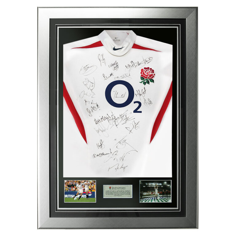 England Rugby Signed Shirt - 2003 World Cup Winners - Elite Exclusives ...