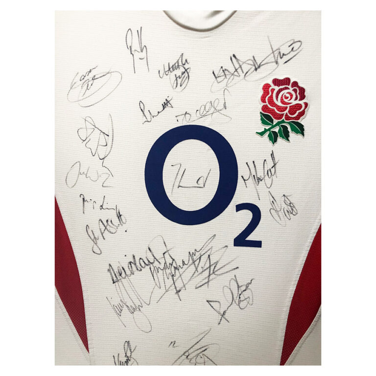 England Rugby Signed Shirt - 2003 World Cup Winners - Elite Exclusives ...
