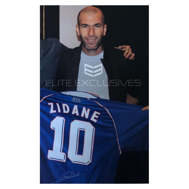 Zinedine Zidane Signed France 1998 Shirt - Elite Exclusives