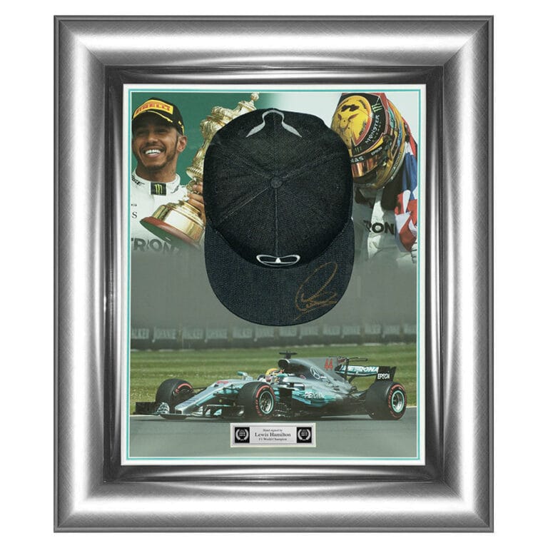 Lewis Hamilton Signed Mercedes Cap - Silverstone GP 2017 - Elite Exclusives