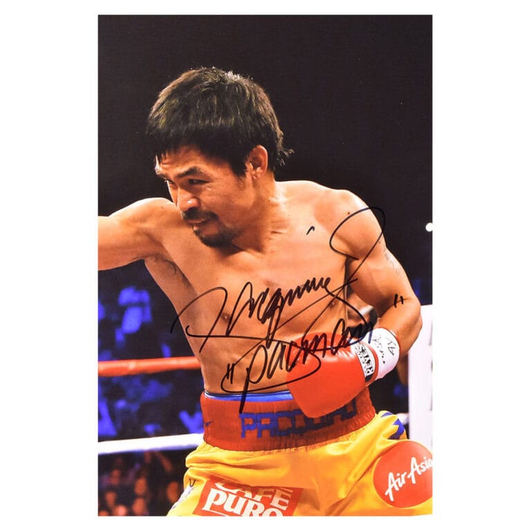 Manny Pacquiao Signed Photo Display - Elite Exclusives