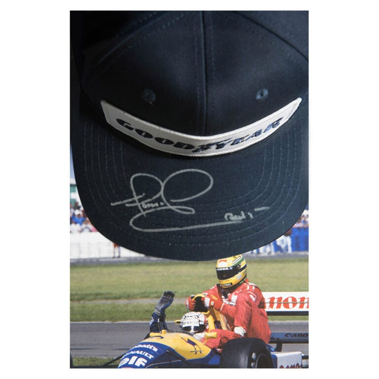 Nigel Mansell Signed Cap 1992 F1 World Champion - Elite Exclusives
