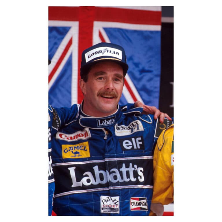 Nigel Mansell Signed Cap 1992 F1 World Champion - Elite Exclusives