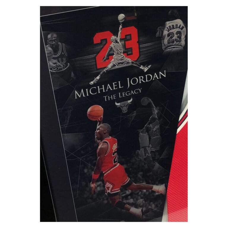 Michael Jordan Signed Chicago Bulls Jersey - The Legacy - Upper Deck ...