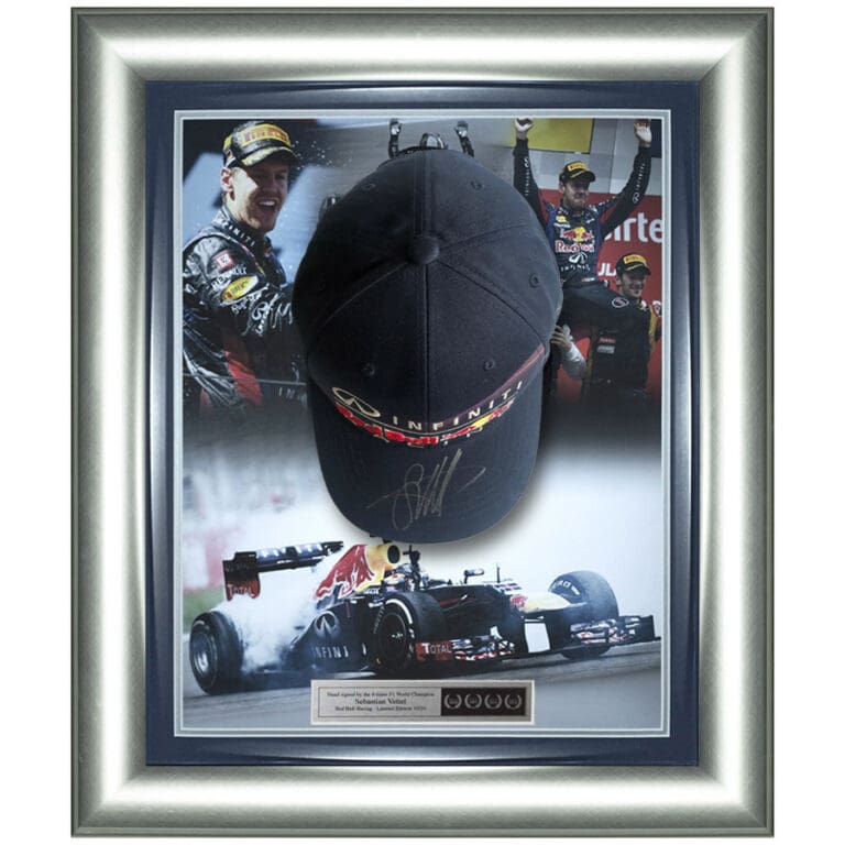 Sebastian Vettel Signed Cap Red Bull Racing - Elite Exclusives