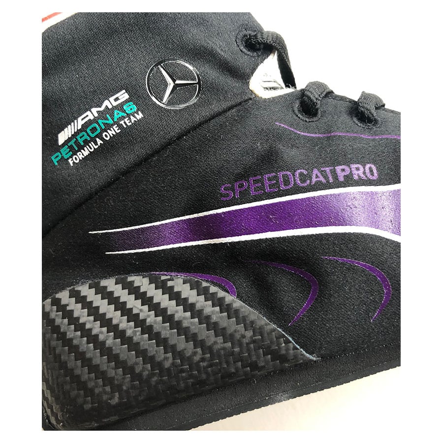 Lewis Hamilton Signed Photo With LH Puma F1 Boot 2020 Display - Elite ...