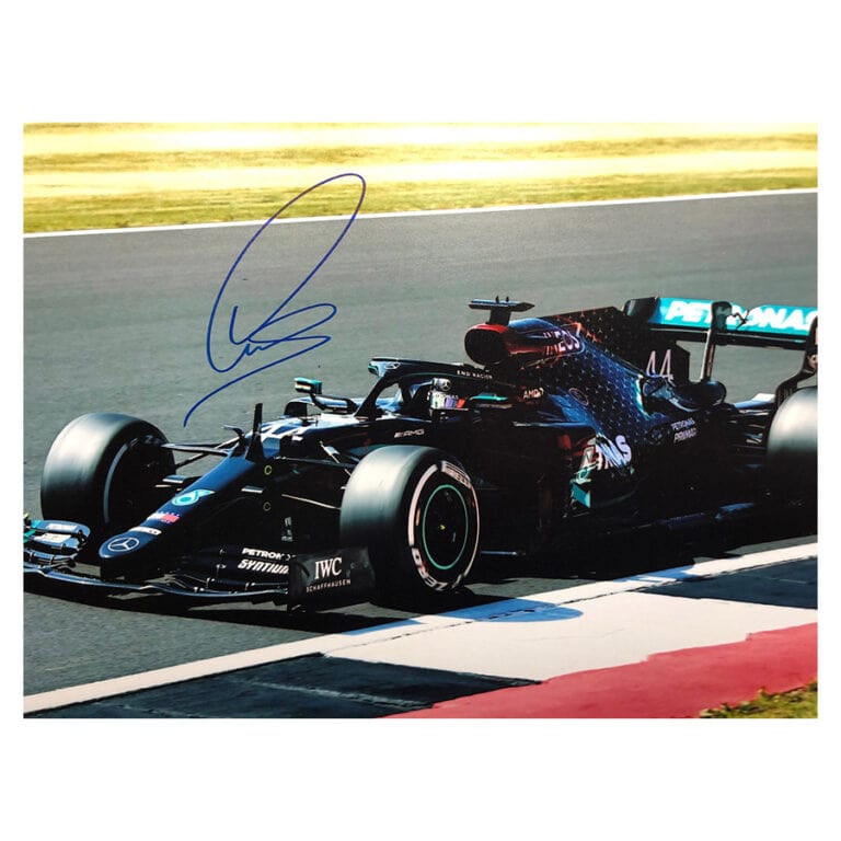 Lewis Hamilton Signed Photo With LH Puma F1 Boot 2020 Display - Elite ...