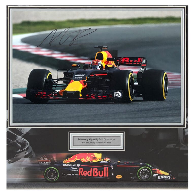 Max Verstappen Signed Photo Display - Red Bull Racing - Elite Exclusives