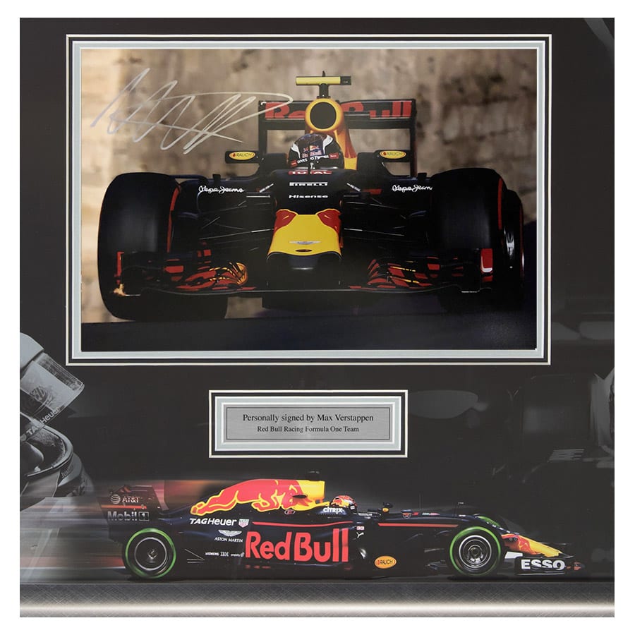 Max Verstappen Signed Photo Display - Elite Exclusives