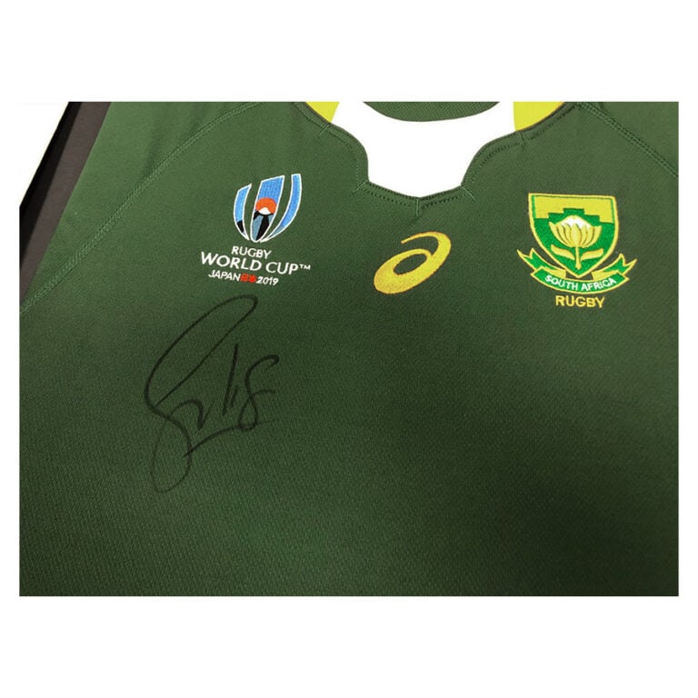 Owen Farrell & Siya Kolisi Signed Rugby Shirts - 2019 Rugby World Cup ...