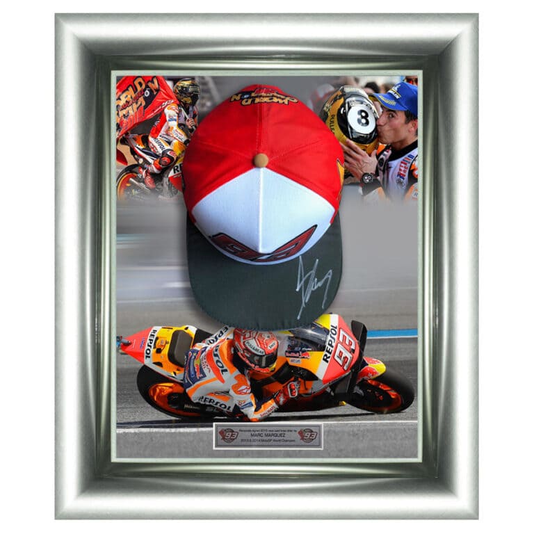 Marc Marquez Signed Cap - 8 Time World Champion Page 1 of 1 in Acrylic ...