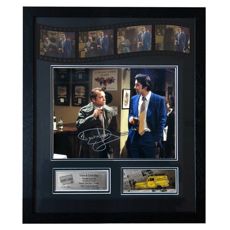 Only Fools and Horses - Signed by David Jason - Falling through the bar ...