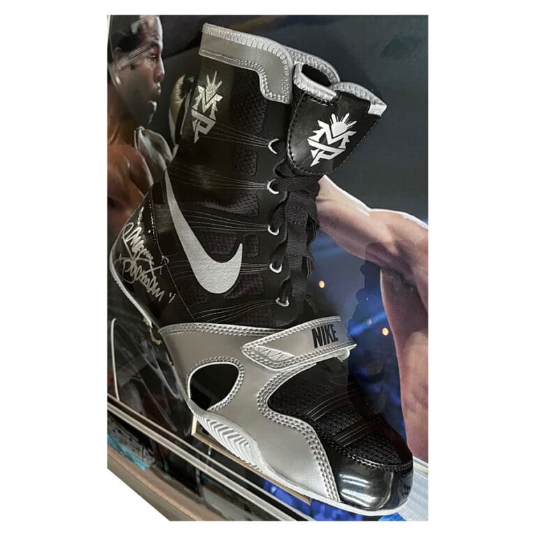 Signed Manny Pacquiao Nike MP HyperKO Boot - Very Rare - Elite Exclusives