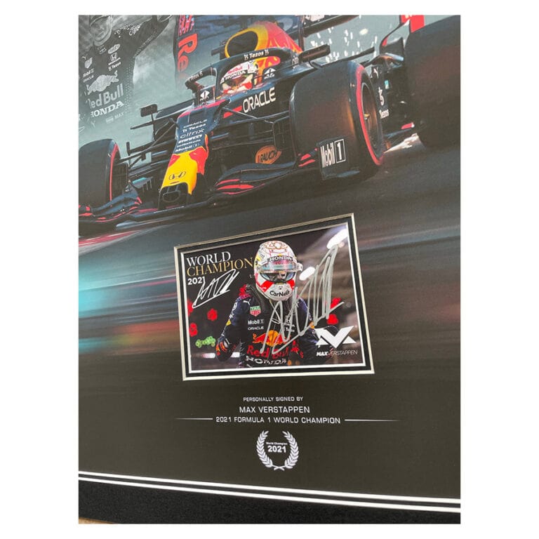 Max Verstappen Signed Memorabilia - Elite Exclusives