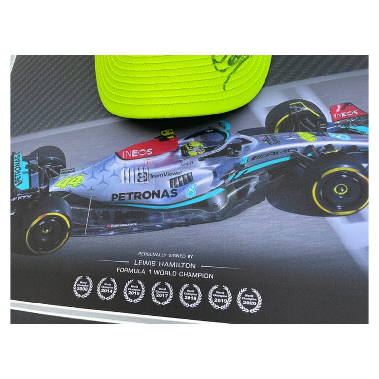 Lewis Hamilton Signed Mercedes Cap - Silverstone GP 2022 - Elite Exclusives
