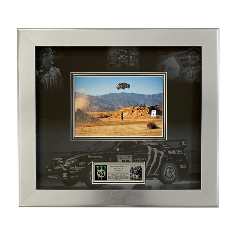 Ken Block Signed Photo 2006 World Record Jump - Elite Exclusives