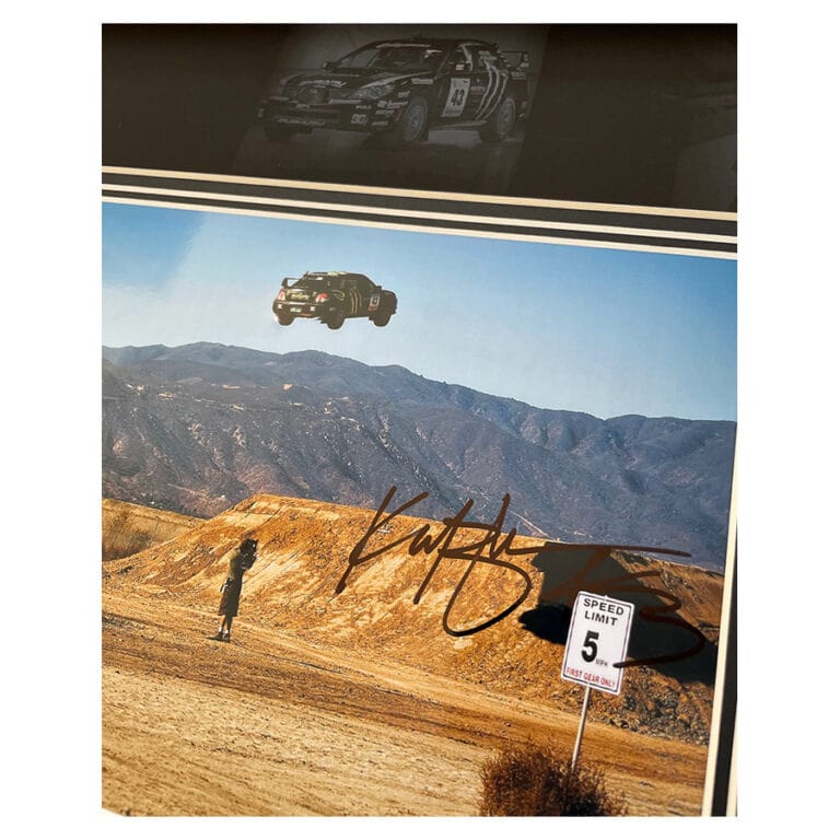 Ken Block Signed Photo 2006 World Record Jump - Elite Exclusives