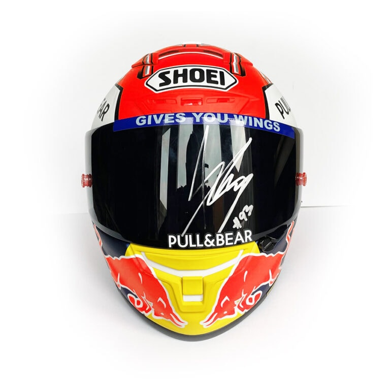 Marc Marquez Signed 2019 Helmet – MotoGP World Champion – Elite Exclusives
