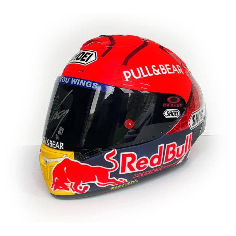 Marc Marquez Signed 2021 Helmet - MotoGP World Champion - Elite Exclusives