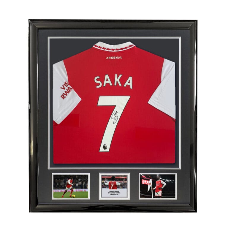 Thierry Henry Signed Arsenal FC Shirt - Deluxe Framing - Elite Exclusives