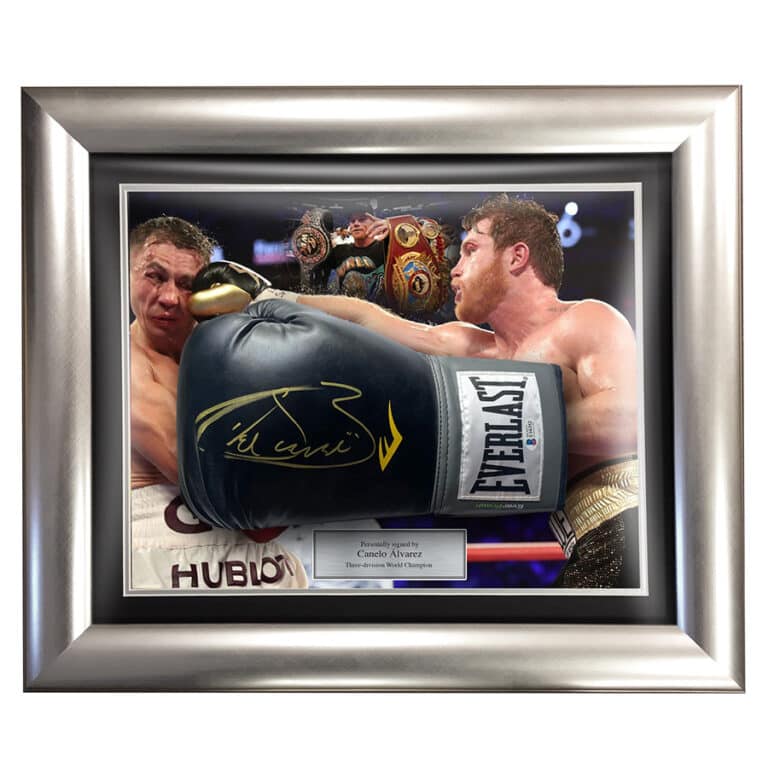 Canelo Alvarez Signed Boxing Glove Display - Elite Exclusives - Boxing ...