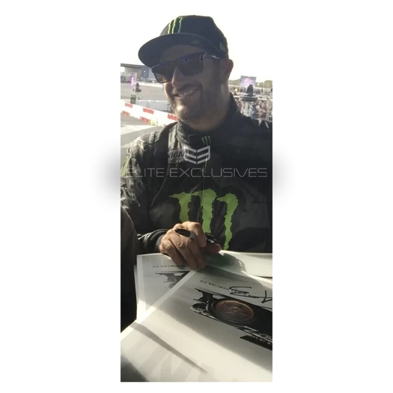 Ken Block Signed Photo Hoonigan Display - Hoonicorn RTR Ford Mustang ...