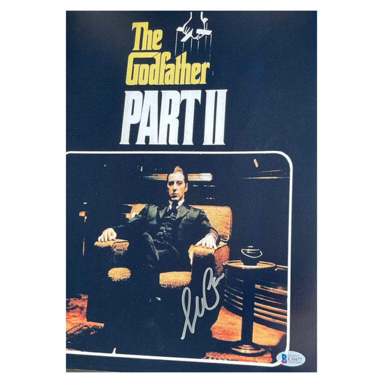 Al Pacino Signed The Godfather Movie Display