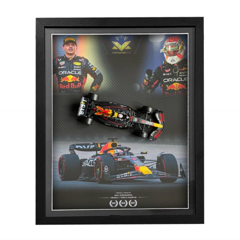 Max Verstappen Signed 2023 Red Bull Racing F1 Model framed Display ...